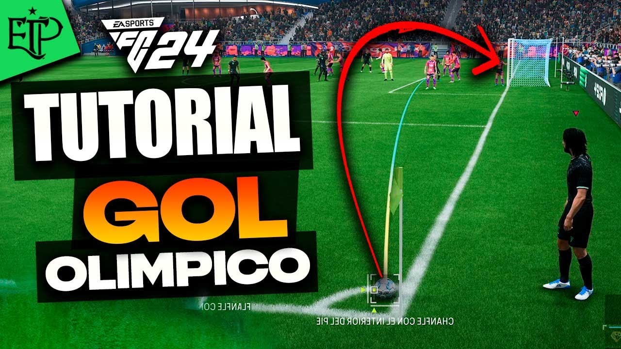 COMO hacer GOL OLÍMPICO en FC24 TUTORIAL - YouTube