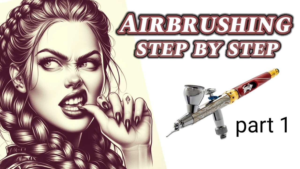 Airbrushing for the beginner working with transparents - YouTube