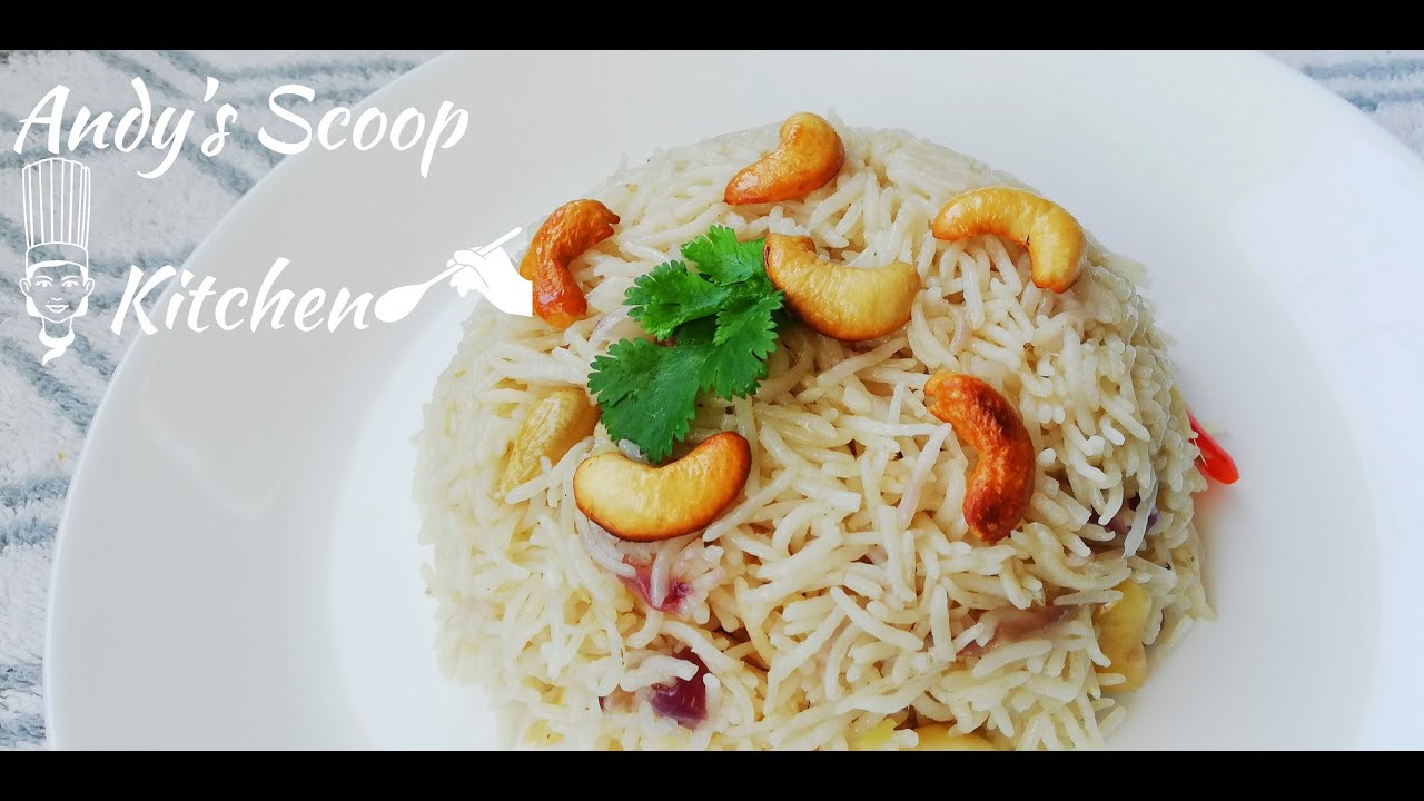 Cashew/Kaju Pulao | Quick & Easy Lunch Box Recipe | Easy Rice Recipes ...