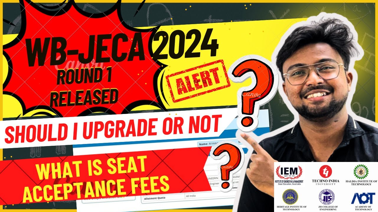 WB-JECA 2024:ROUND 1🔥RESULT RELEAED🔥SHOULD I UPGRADE OR NOT?😱What is ...