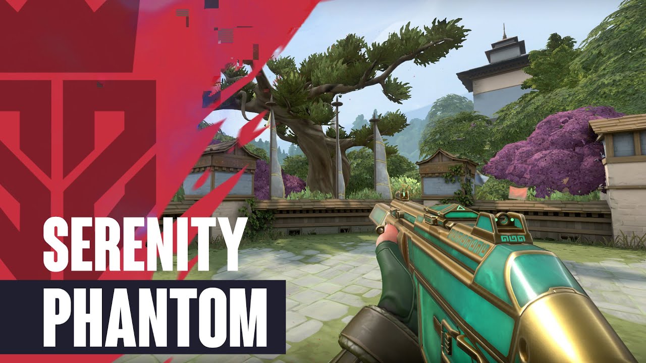 Serenity Phantom Skin Showcase [4K] - Valorant Battlepass Skins - YouTube