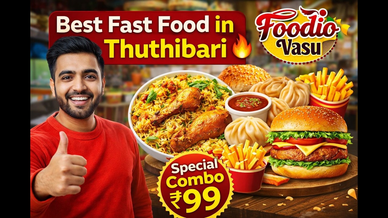 Foodio Vasu Cafe Thuthibari | Best Fast Food & Chicken Biryani | Momo ...