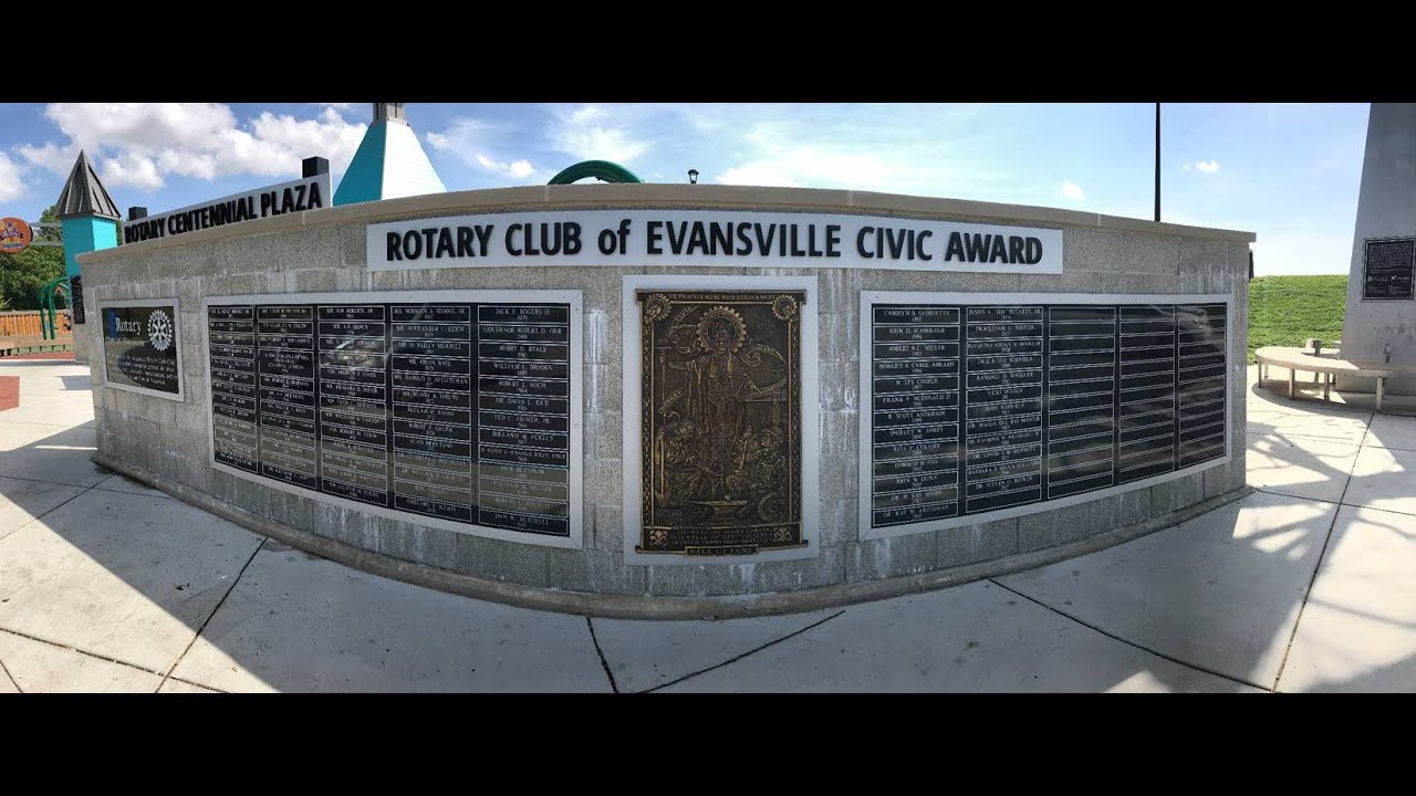 Rotary Club of Evansville Civic Award for 2020, presented on June 1 ...