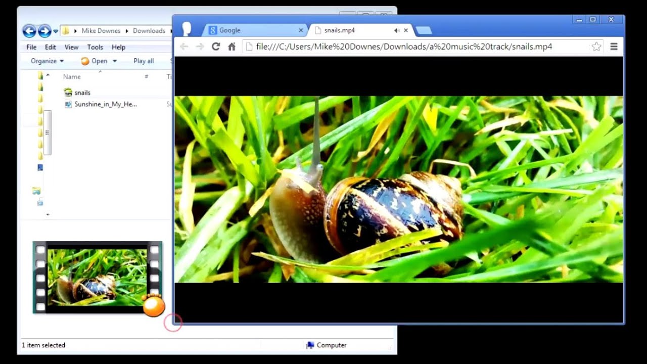 How to Play audio and video in Chrome from your hard drive - YouTube