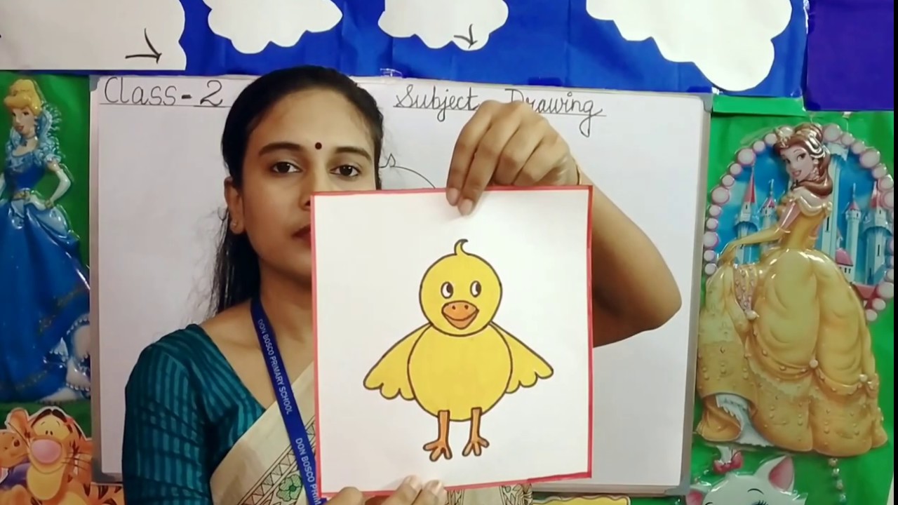 STD 2 , DRAWING CHICK, AEROPLANE ,OWL{DON BOSCO PRIMARY SCHOOL, PATNA ...