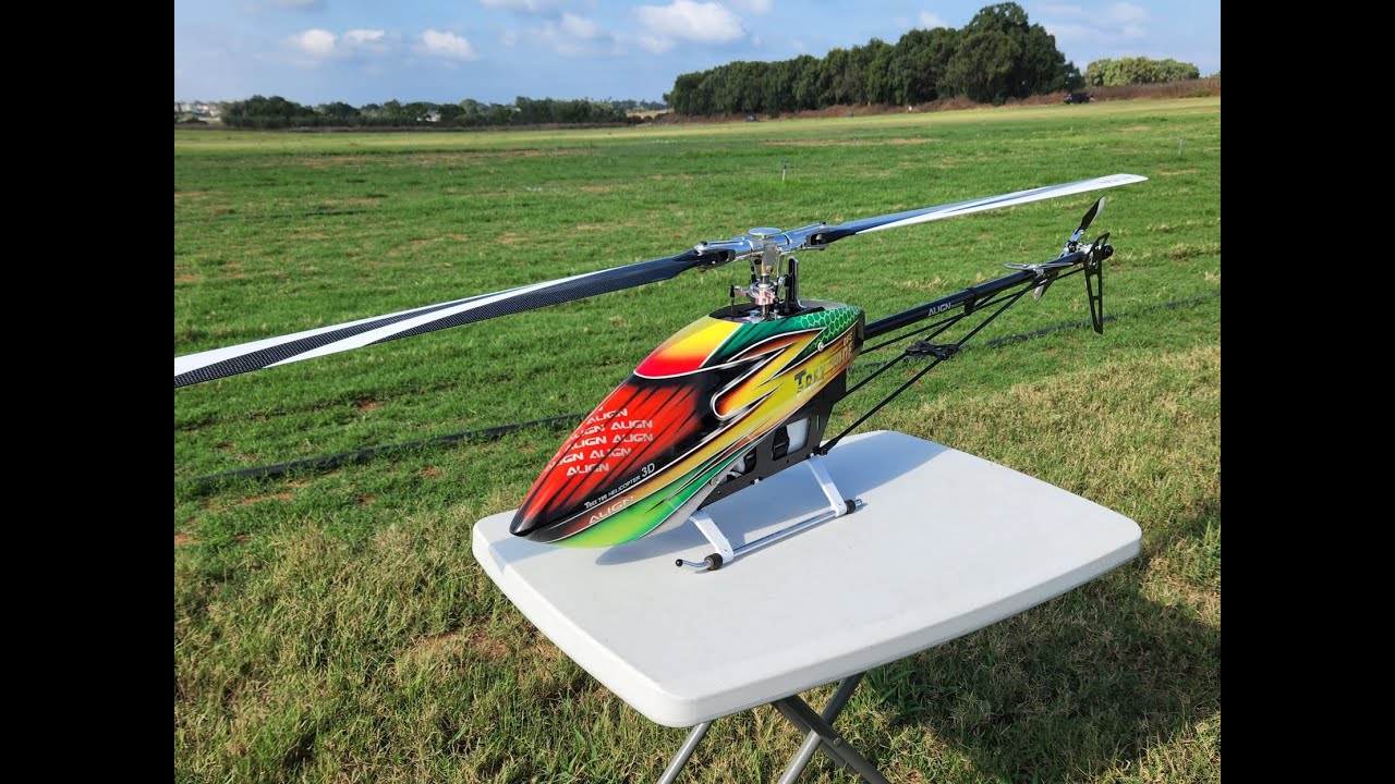 Trex 700 DFC Flying on a sunny day - YouTube