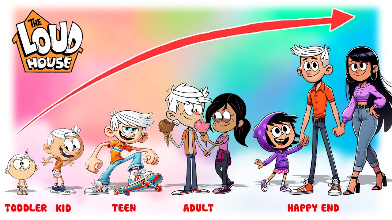 The Loud House Growing Up Full | Zappy WOW - YouTube