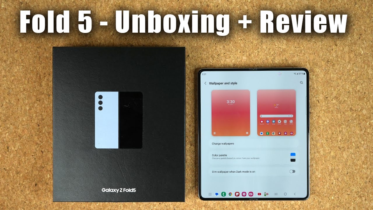 Samsung Galaxy Z Fold 5 - Unboxing, Full Setup & Review - YouTube