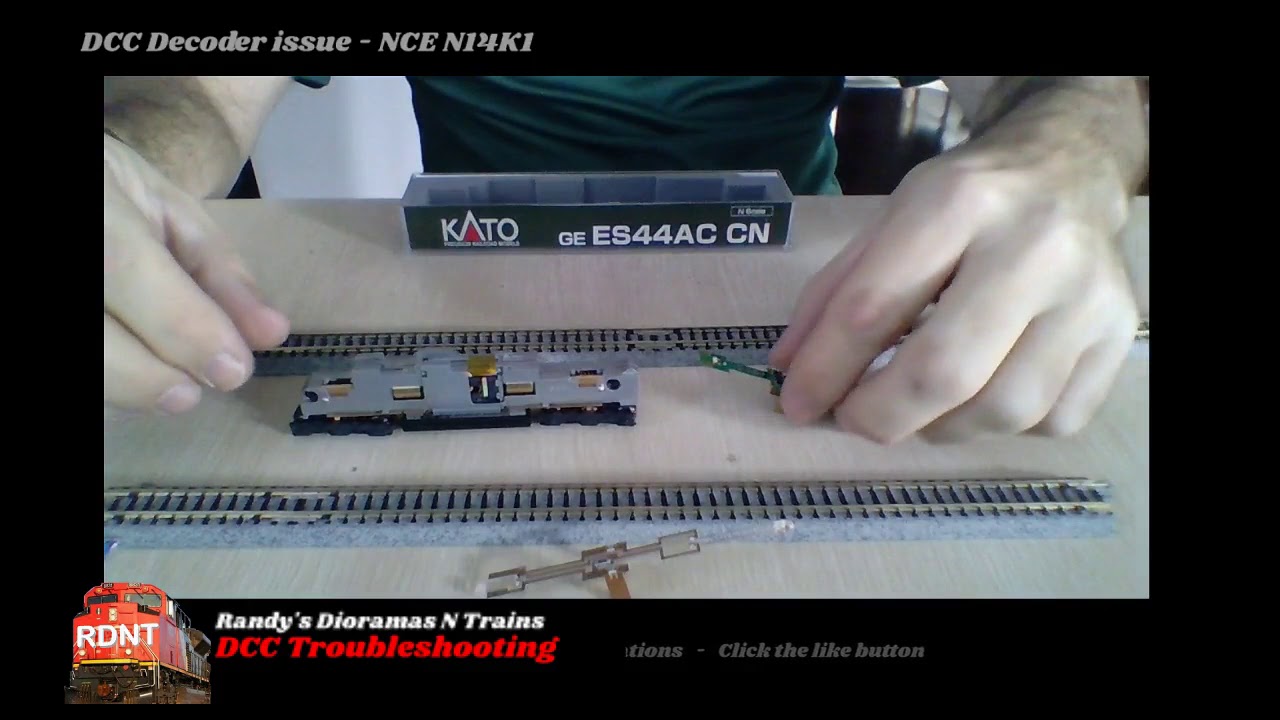 Troubleshooting - DCC-NCE-n14k1 decoder - YouTube