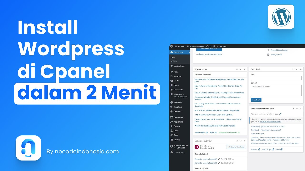 Cara Install Wordpress di Cpanel Dalam 2 menit - Hosting Niagahoster ...