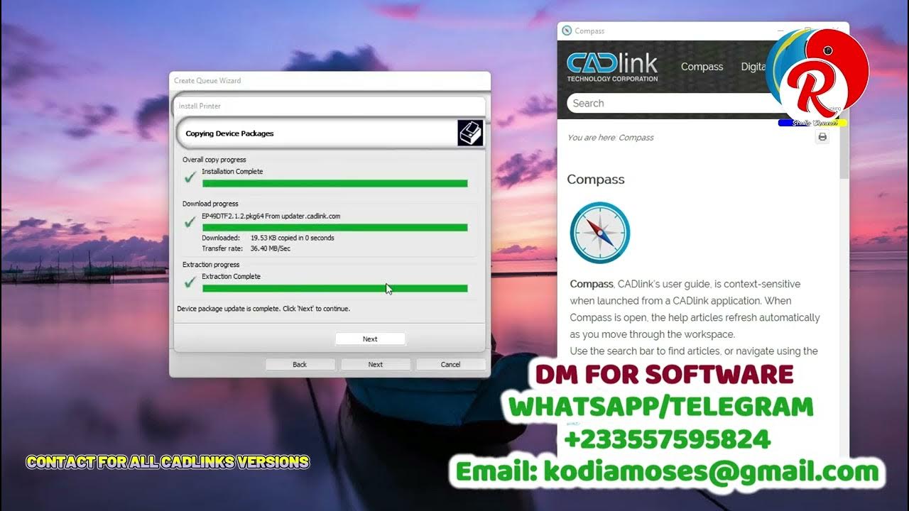 Cadlink Digital Factory v11 Installation For DTF Epson Printer - YouTube