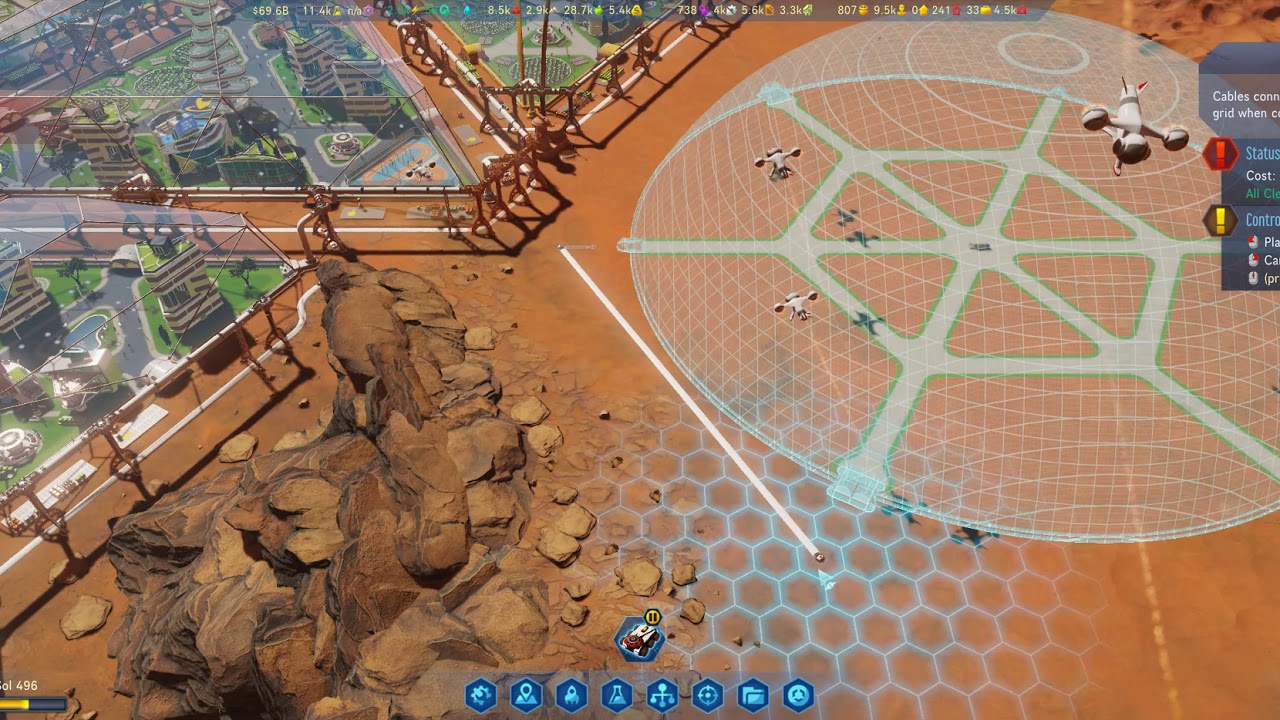 Surviving Mars building mega dome city part 5 - YouTube