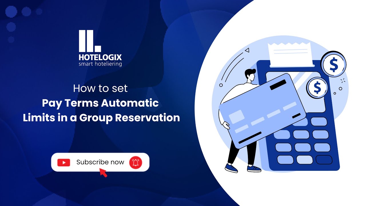 How to Set Pay Terms & Automatic Limits | Hotelogix - YouTube