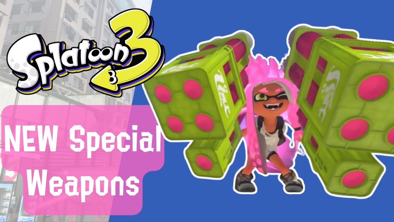 A look into the New Splatoon 3 special weapons - YouTube