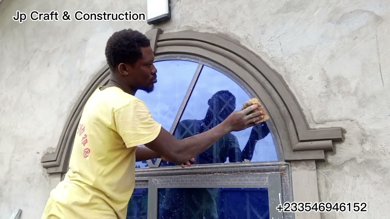 Window Arch Design || Learn All the Skills. Sand Cement Sculpturing ...