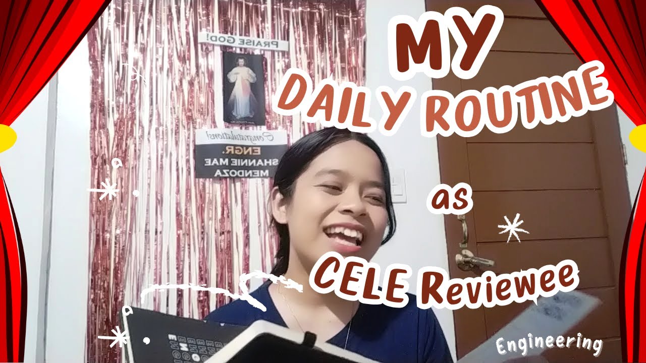 Daily Routine for Civil Engineering Board Examination as an Average ...
