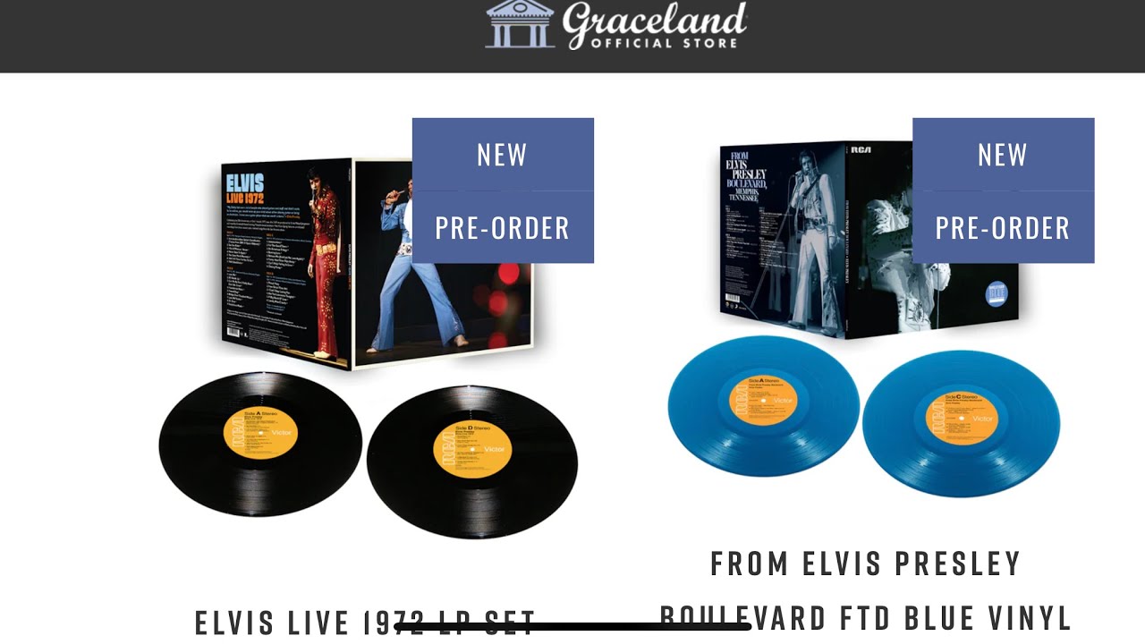 NEW ELVIS PRESLEY FTD & SONY LEGACY Vinyl LP PRE-ORDERS NOW AVAILABLE ...
