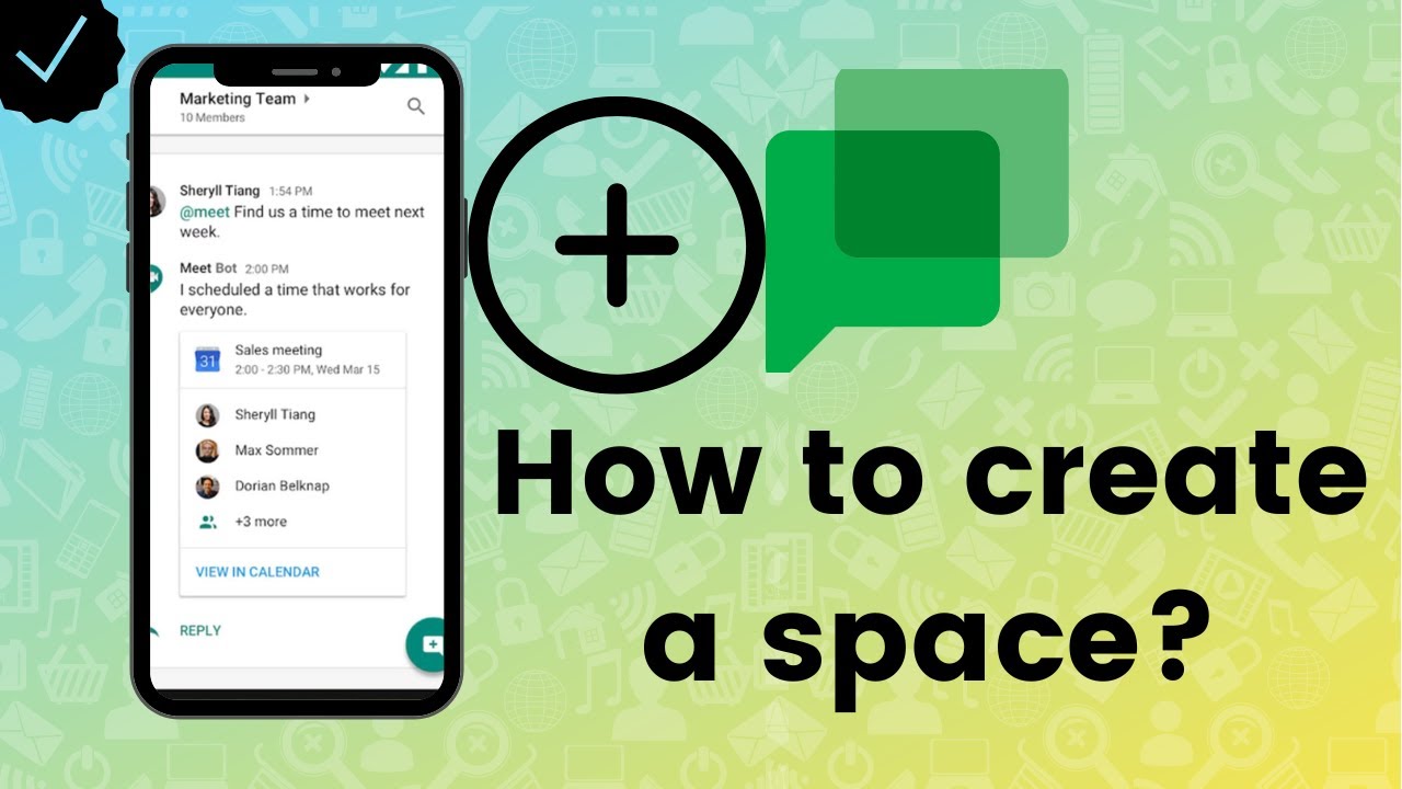 How to create a space on Google Chat? - YouTube