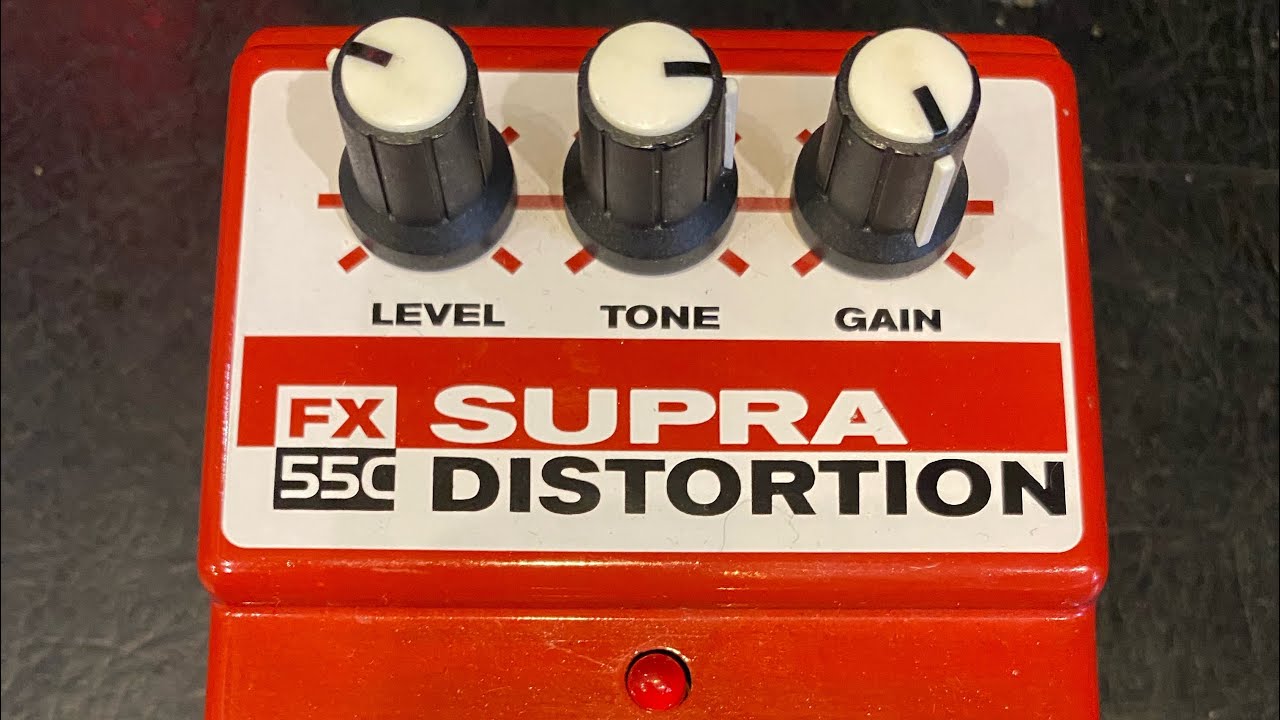 Dod supra distortion fx 55c test demo обзор - YouTube