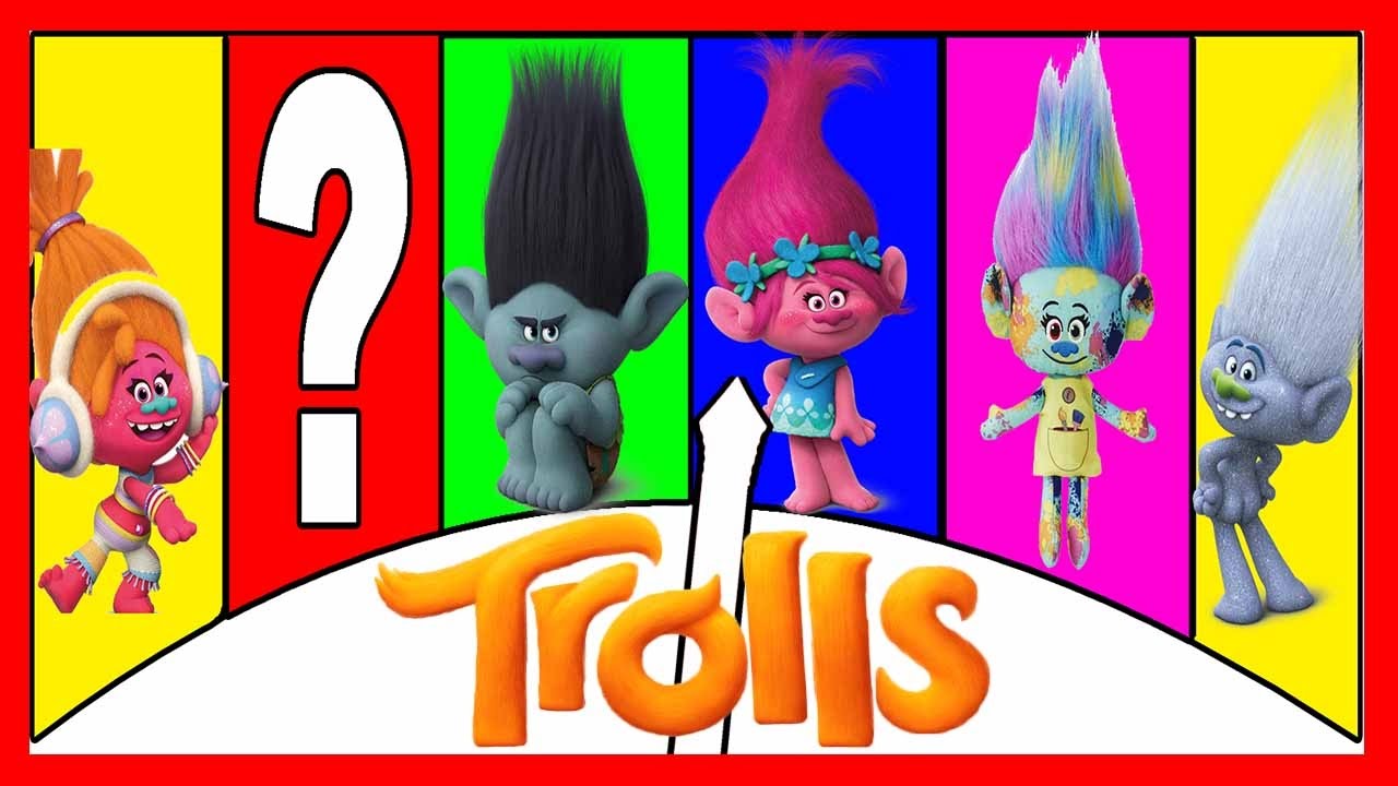 Trolls Movie Piggy Bank Game - Learn Colors and Learn Counting with Paw ...