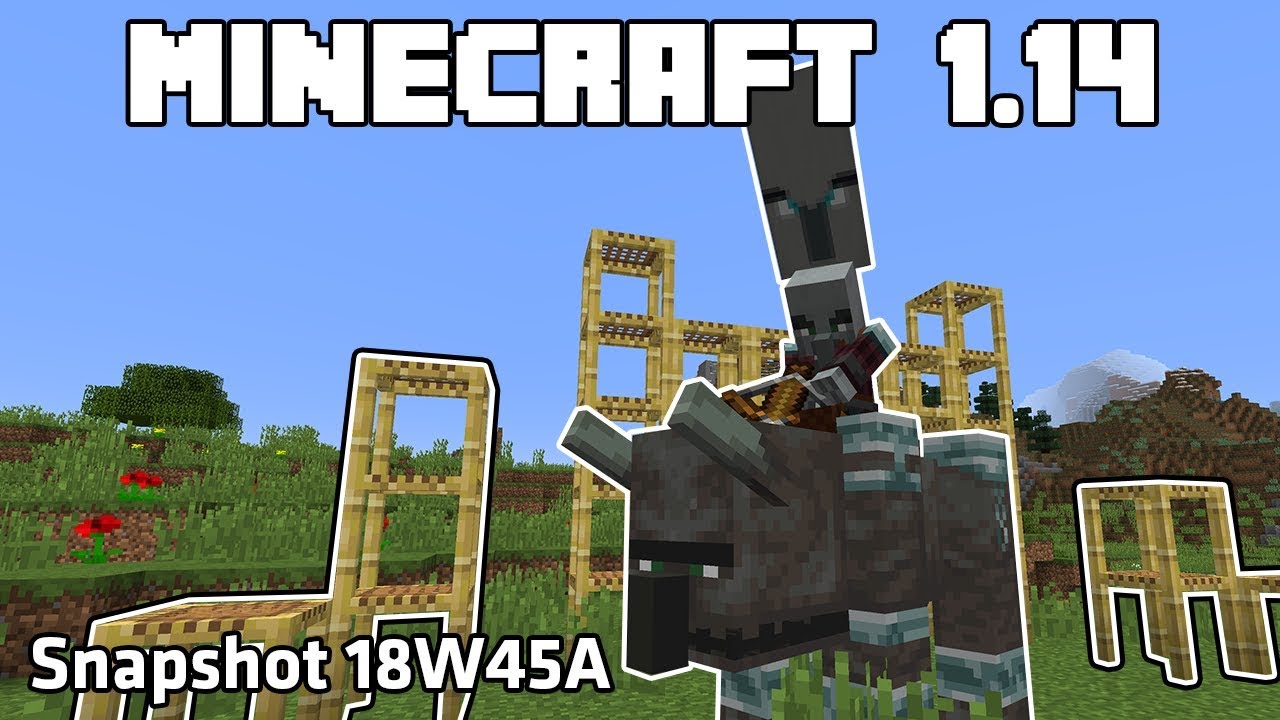Minecraft 1.14 - Snapshot 18w45a: LEŠENÍ a ILLAGŘÍ HLÍDKY - YouTube