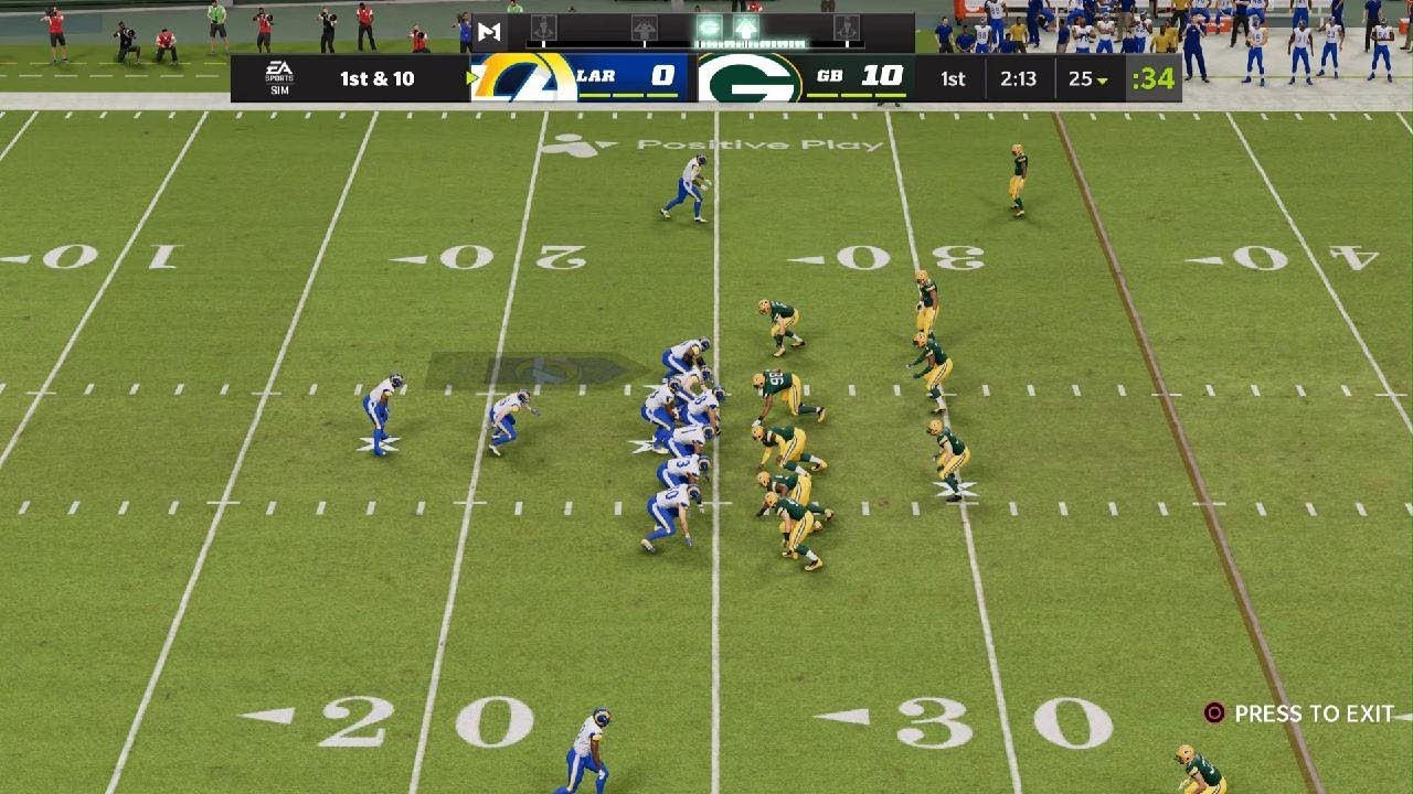 Madden NFL 2033 Franchise Week 3 LA Rams (1-1) at Green Bay (0-2) - YouTube