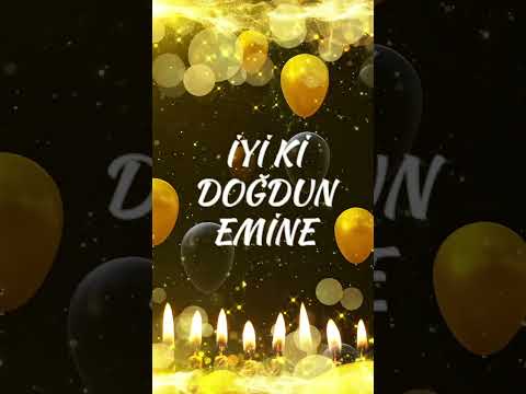 İyi ki doğdun Emine | Emine İsmine Özel Doğum Günü Şarkıları | Mutlu Yıllar Emine