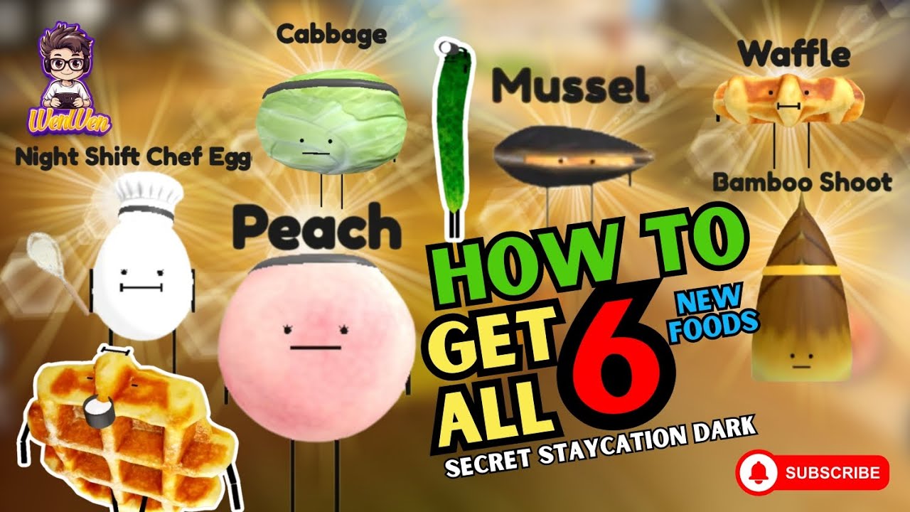How to get 6 New Foods ???Secret Staycation Dark | WenWenRoblox - YouTube