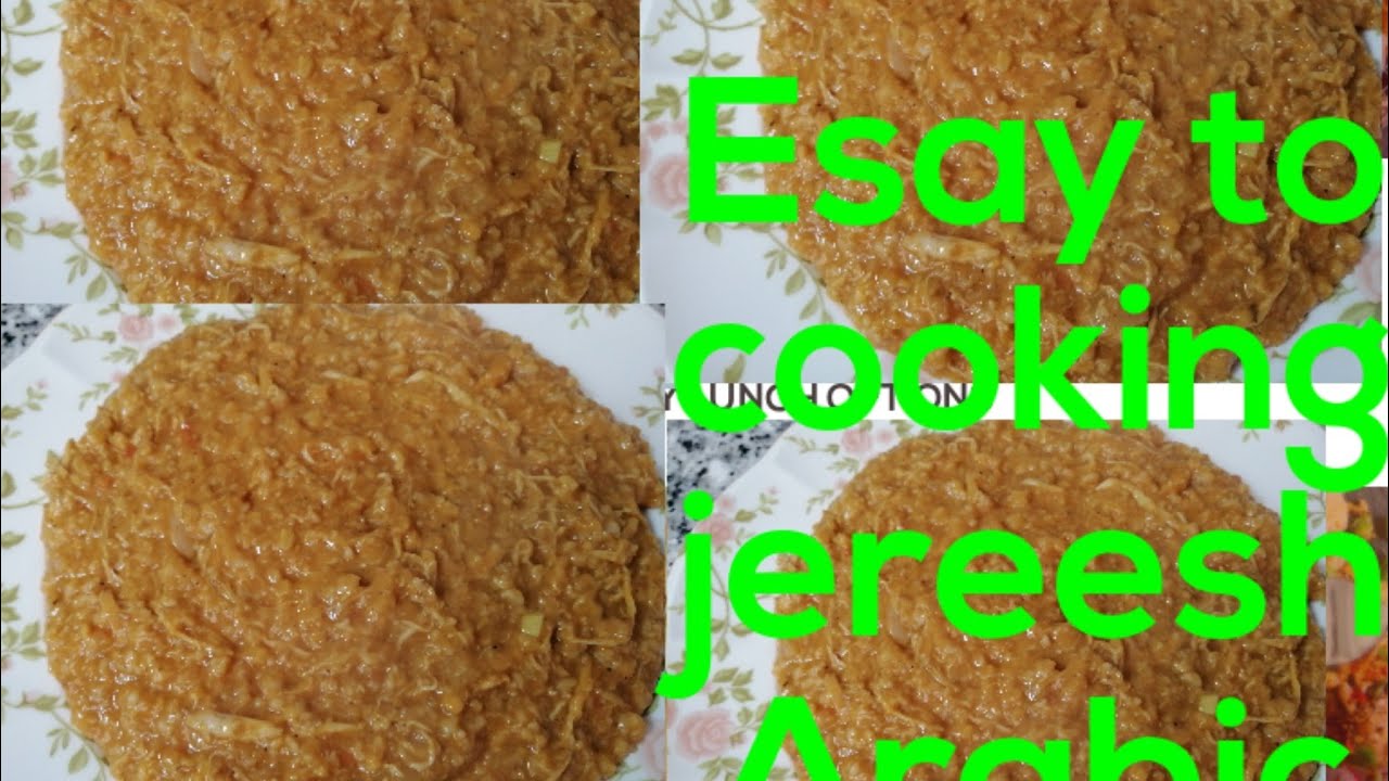Easy to cooking jereesh Arabic foods - YouTube