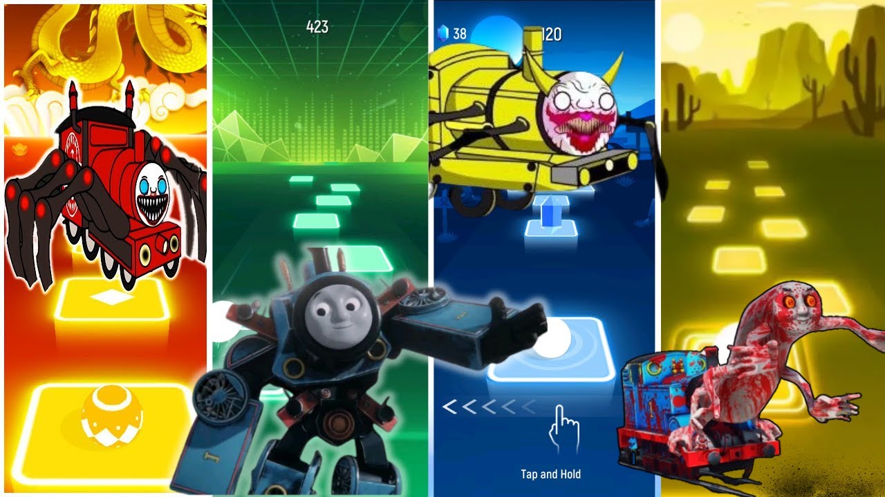 Choo Choo Charles vs Robot Thomas vs Choo Choo Cartoon vs Cursed Thomas ...