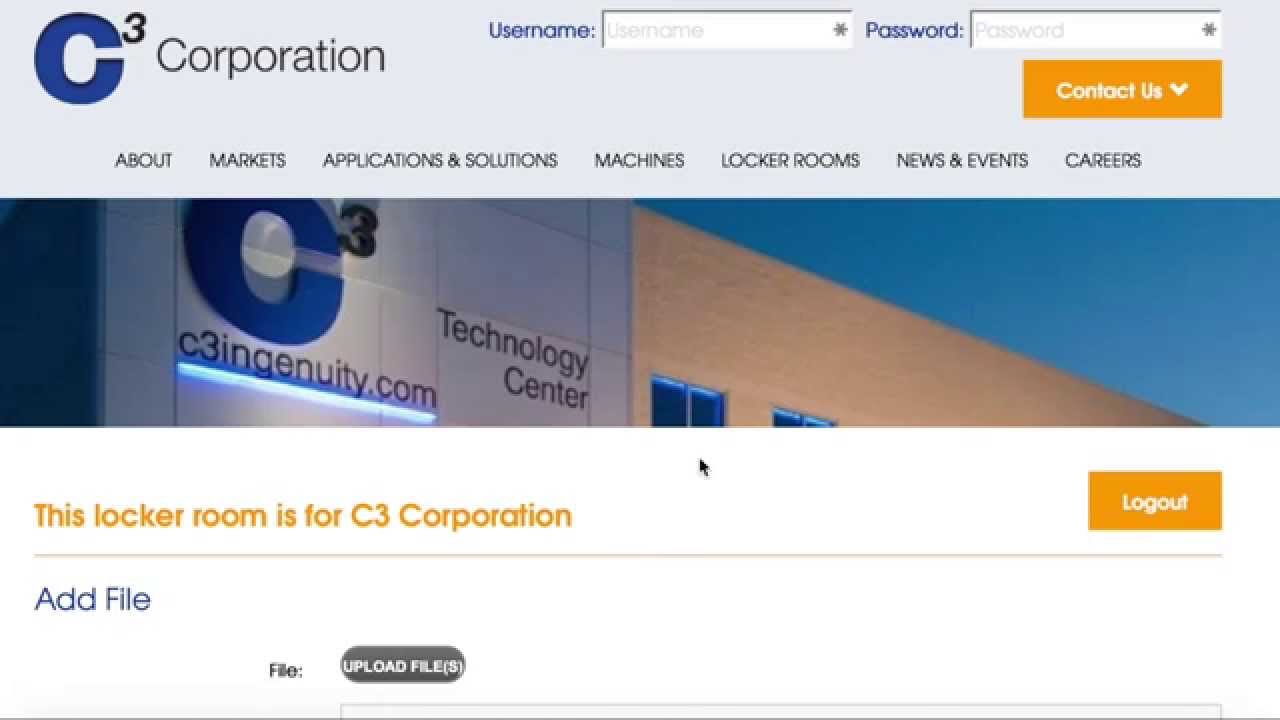 C3 Corporation Locker Room Tutorial - YouTube