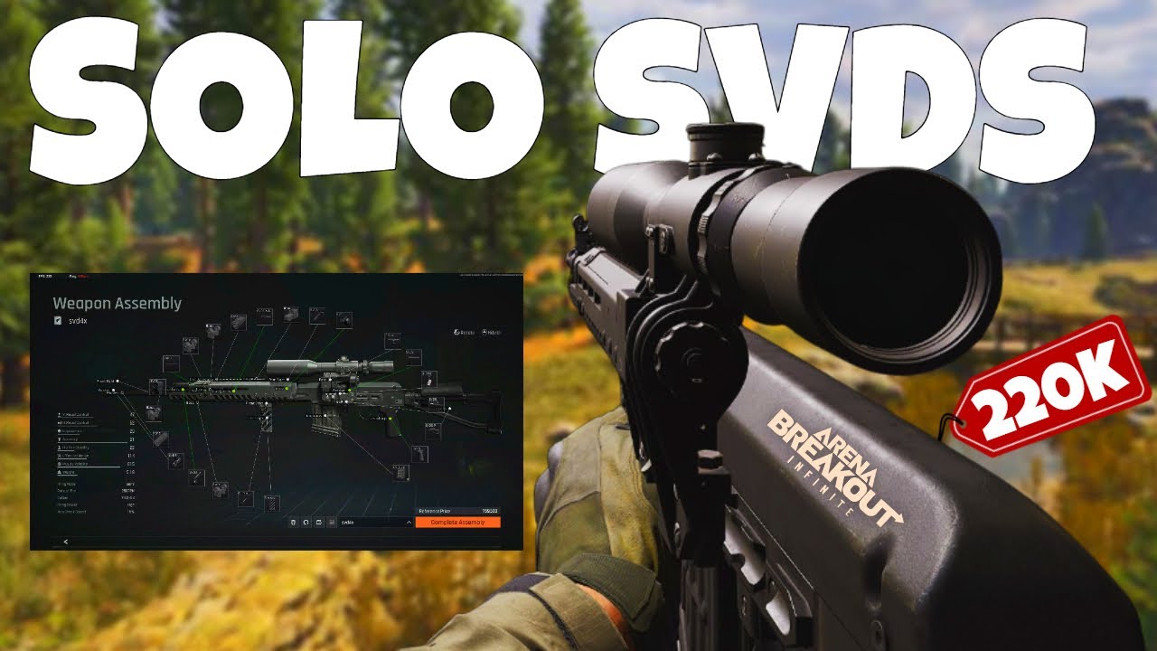 SOLO META SVDS BUILD VALLEY / Arena Breakout Infinite Türkçe - YouTube