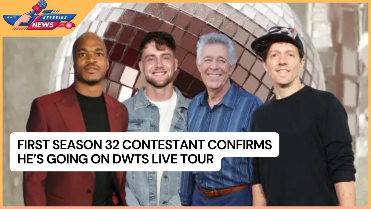First Season 32 Contestant Confirms He's Going on DWTS Live Tour - YouTube