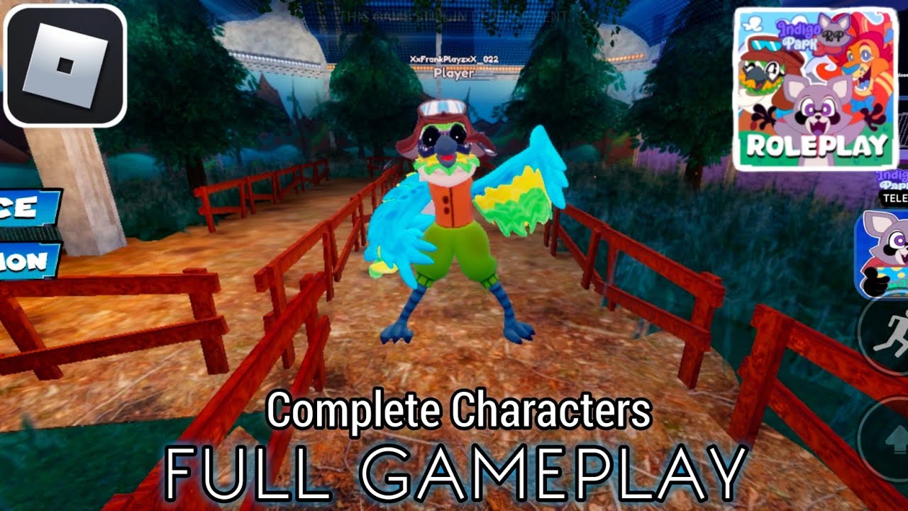 Indigo Park [Official RP] All Morphs Roblox Full Gameplay Walkthrough ...