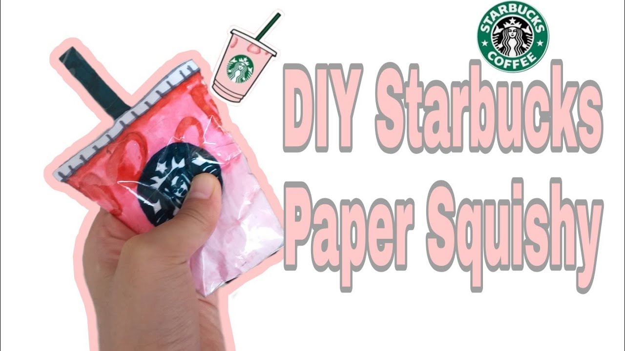 DIY starbucks paper squishy - YouTube