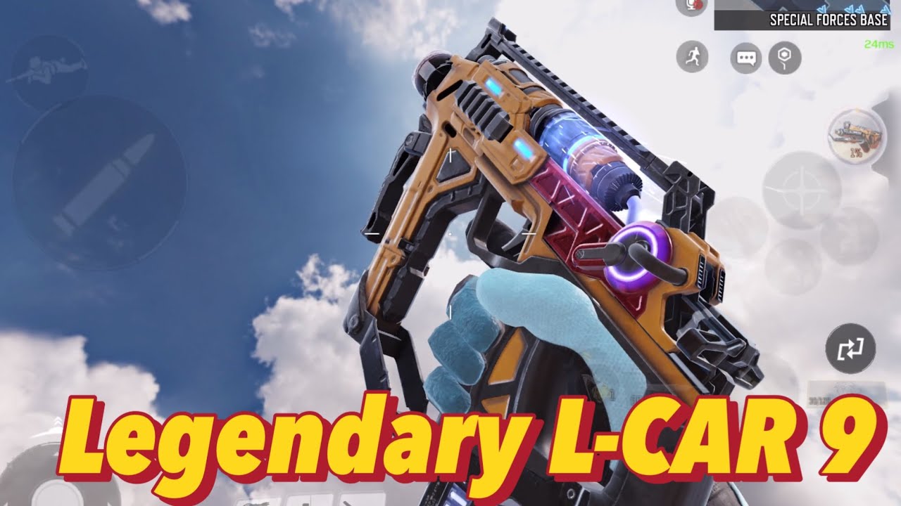 Legendary L-CAR 9 kill effect vs Bots | Air Machina Draw | #codm # ...