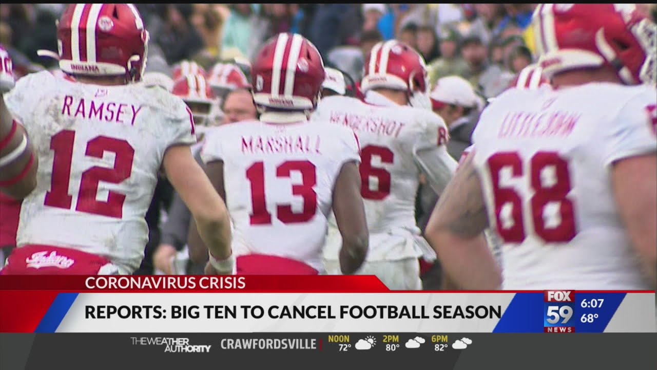 Reports: Big Ten set to cancel fall football season amid ongoing ...