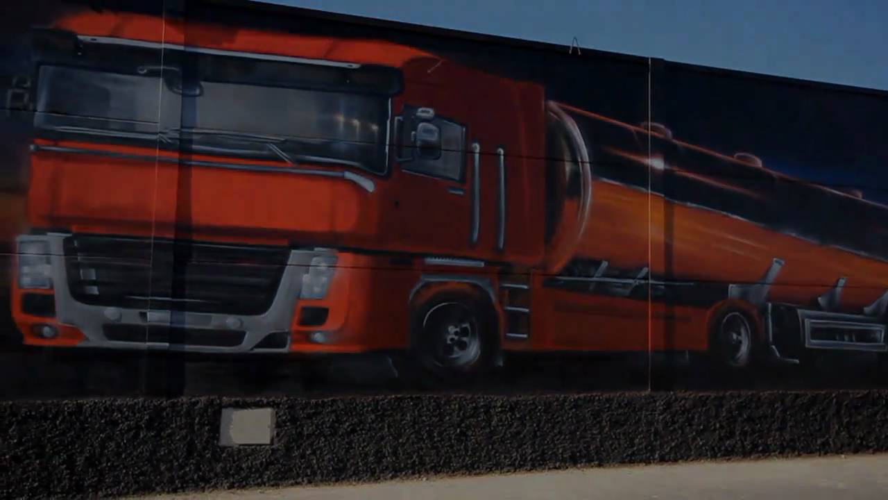 Mural Camión - Truck Mural - YouTube