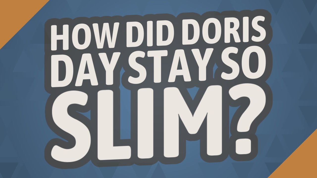 How did Doris Day stay so slim? - YouTube