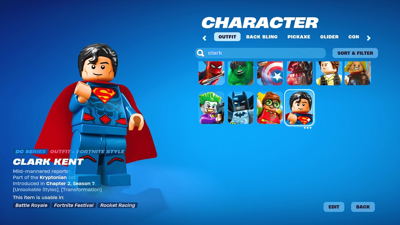 fortnite LEGO® copyright skins.. (FIXED) - YouTube