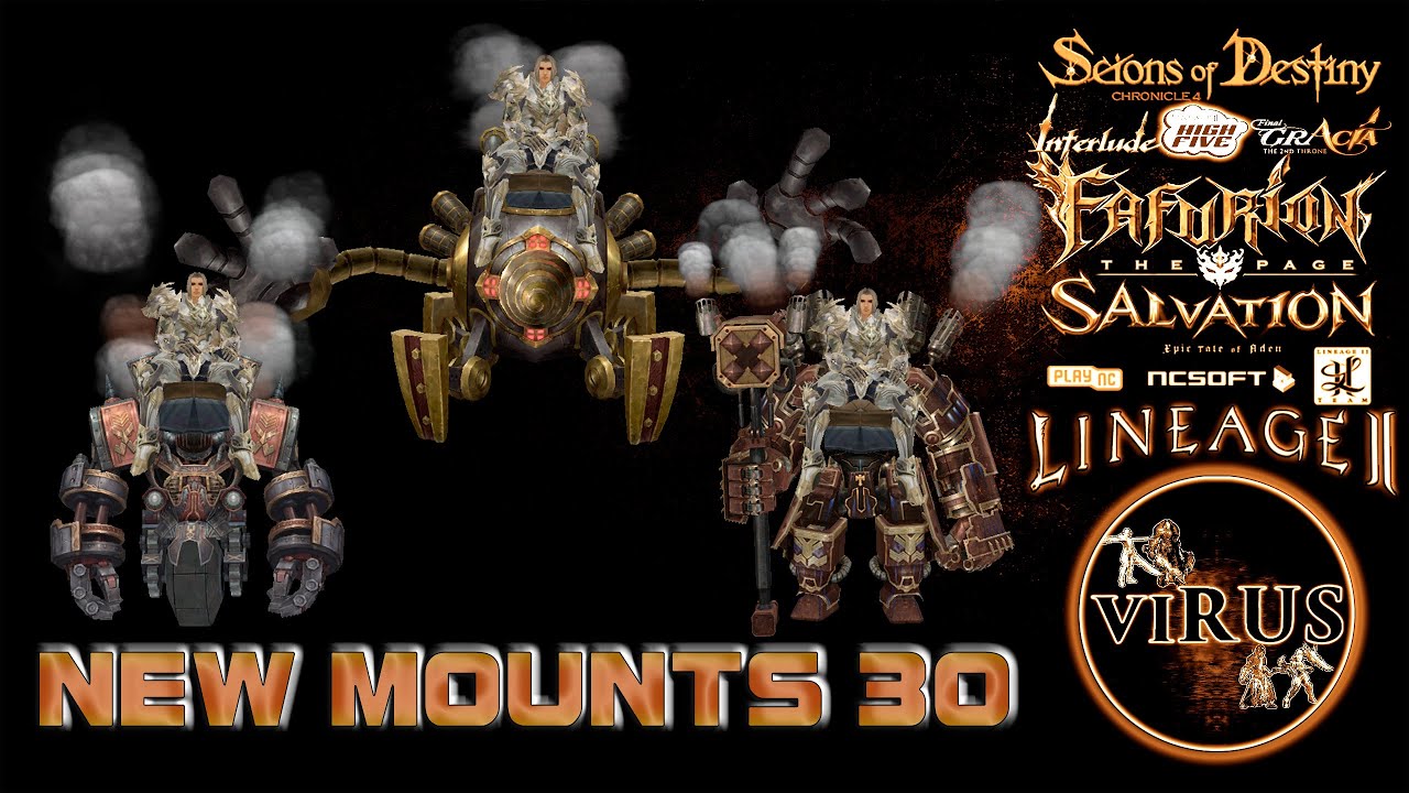 New Mounts 30. LINEAGE II. Any Chronicles √i®uS - YouTube