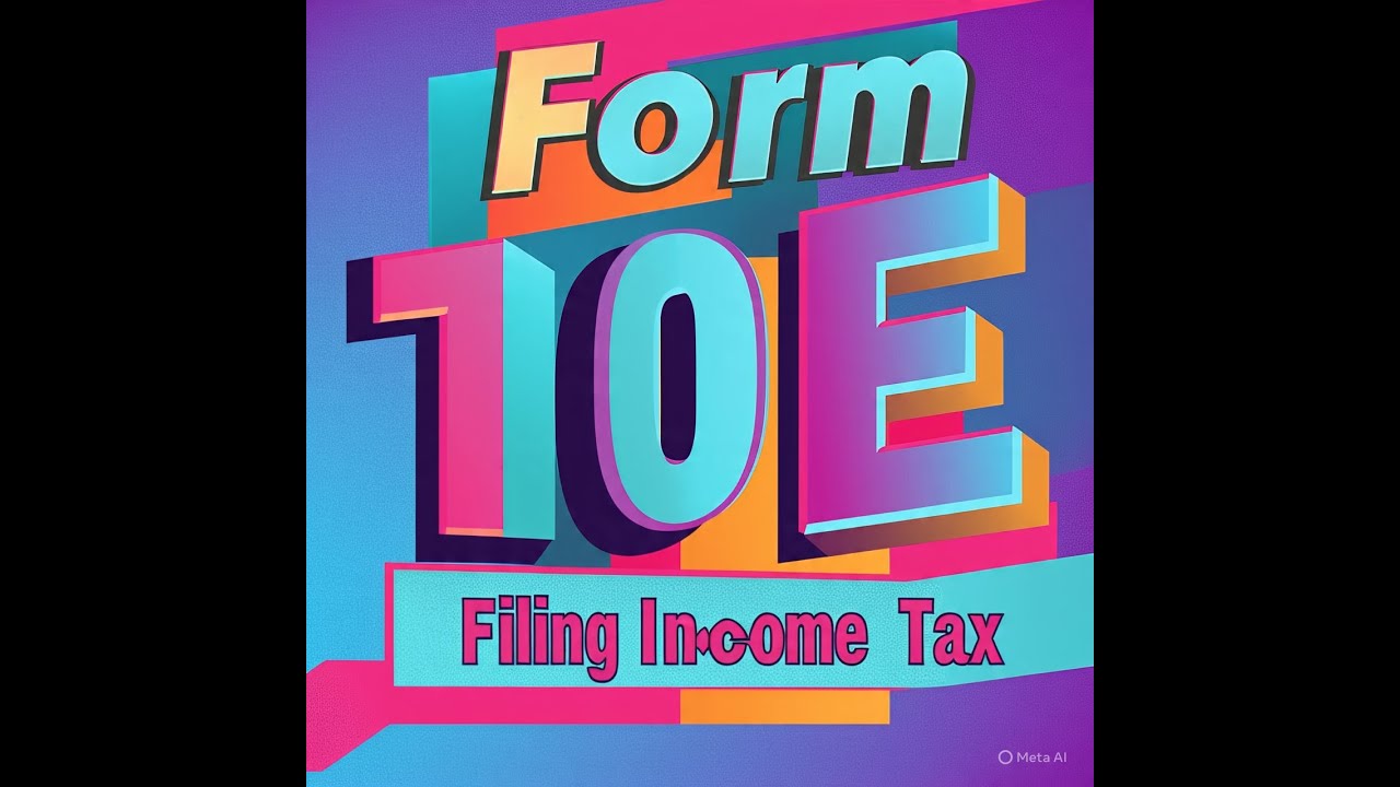 Form 10E Filing . Step by step Easy Filing using Winman CA ERP - YouTube