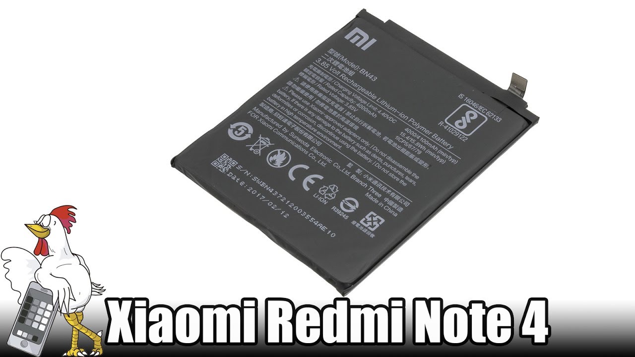 Guía del Xiaomi Redmi Note 4X: Cambiar batería - YouTube