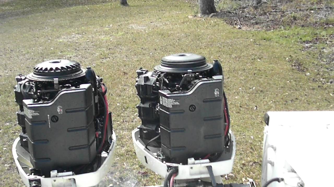 Twin Johnson Ocean Runners 200s 2 - YouTube