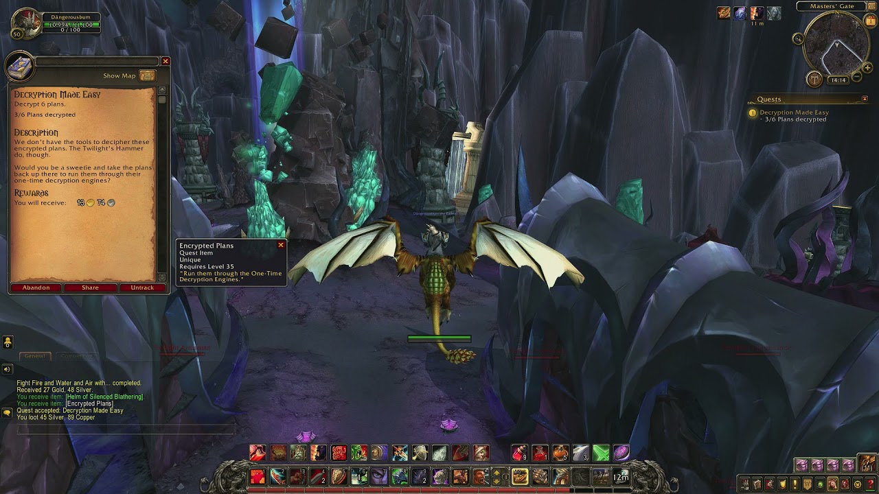 World of Warcraft: Decryption Made Easy - Quest ID 27040 (Gameplay/Walkthrough) - YouTube
