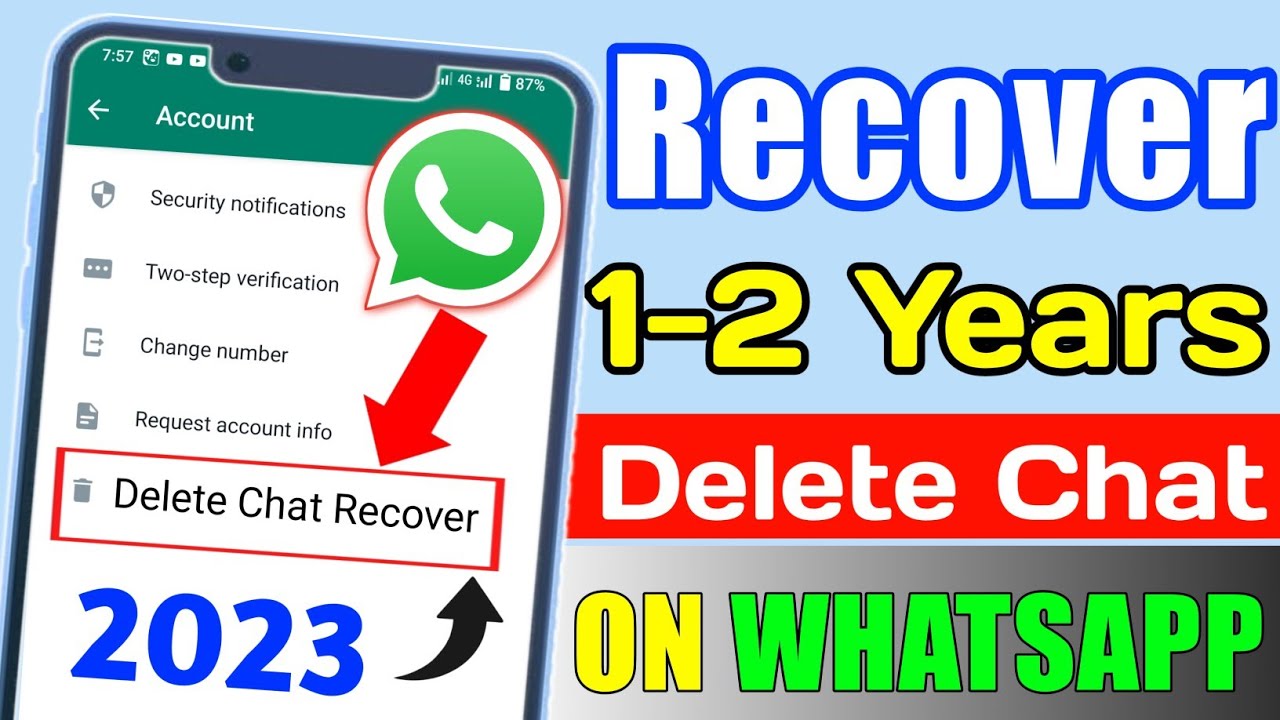 Whatsapp delete chat recovery 2023 || Whatsapp delete message recovery ...