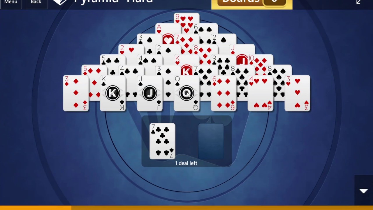 Microsoft solitaire collection giving me impossible pyramid levels ...