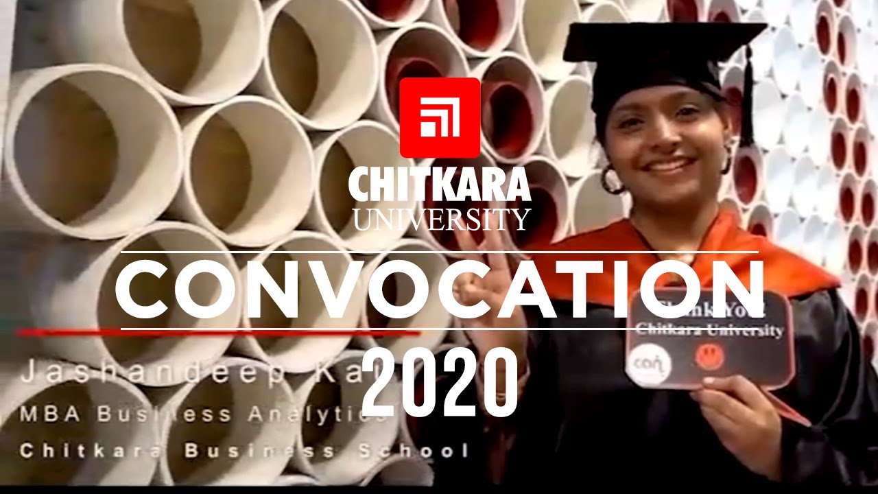 A Virtual Convocation for MBA Class of 2020 | Chitkara University - YouTube