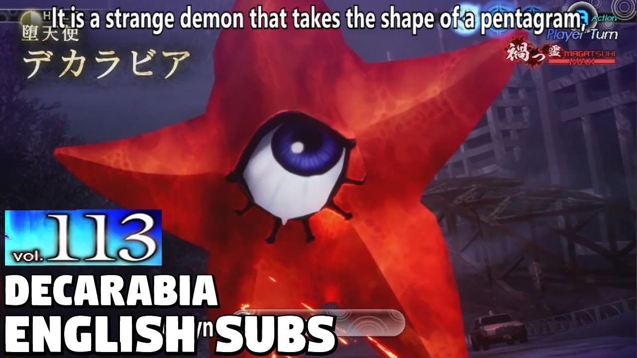 Shin Megami Tensei 5 - Decarabia Vol.113 [ENGLISH SUBS] - YouTube
