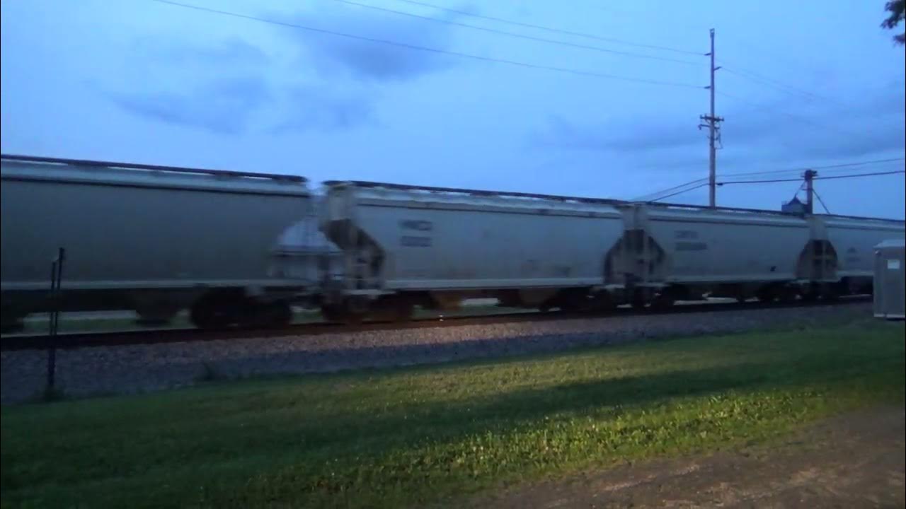 CPKC Westbound Sand Train 7/21/24 West Salem, WI - YouTube